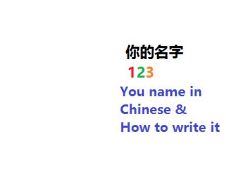 Writing Your Name In Chinese Zoe Kwok Simbi