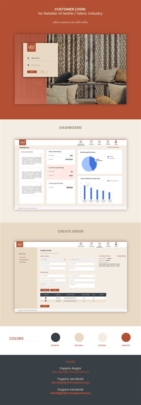 Wep App Ui Design On Behance