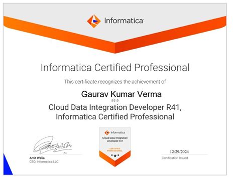 Gaurav Kumar Verma On Linkedin Informatica Accenture 21 Comments