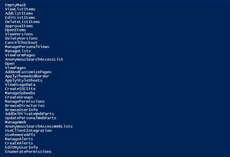 Get User Effective Permissions In Sharepoint Online Using Powershell