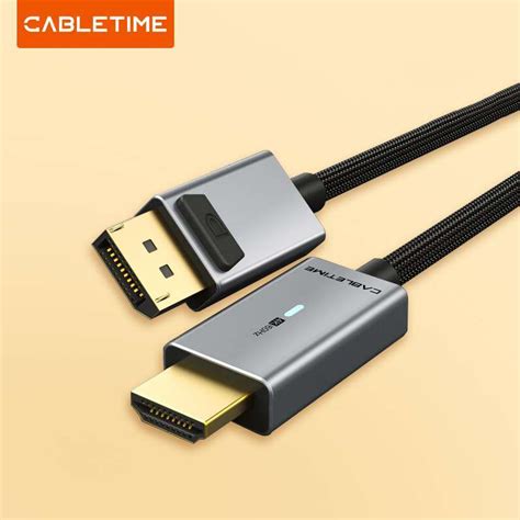 Jual Kabel DisplayPort DP To HDMI 4K UHD Display Port Cable Premium Series Di Seller CABLETIME