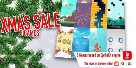 Xmas Bundle IOS Game Source Codes By TapTapStudio Codester