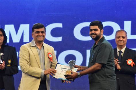 Chinmay Sathe On Linkedin Honored To Be Felicitated With The Academic Excellence Award At