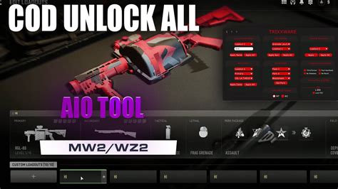 Cod Unlock All Tool Mw2 Wz2 Mw Aio Youtube