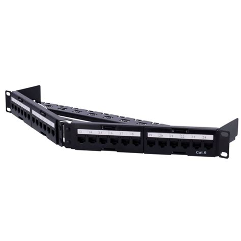 PP A UTP Patch Panel Angular De Puertos UTP Admite Cables