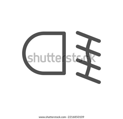 Car Dashboard Icon Outline Linear Vector Stock Vector Royalty Free 2216850109 Shutterstock