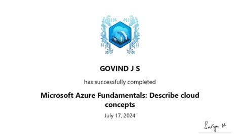 Today I Earned My Microsoft Azure Fundamentals Describe Cloud