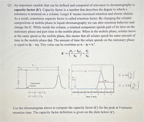 Solved Q1 An Important Variable That Can Be Defined And
