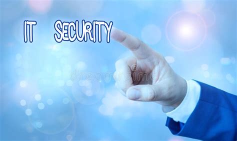 Handwriting Text Writing It Security Concept Meaning Protection Of Data Or Digital Asset