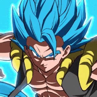 Gogeta Ssb GIF Gogeta Ssb Super saiyan blue คนพบและแชร GIF