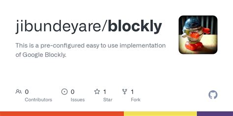 Github Jibundeyare Blockly This Is A Pre Configured Easy To Use Implementation Of Google Blockly