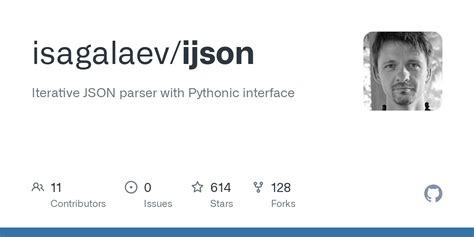 Github Isagalaevijson Iterative Json Parser With Pythonic Interface