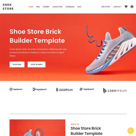 Online Shopping Bricks Templates