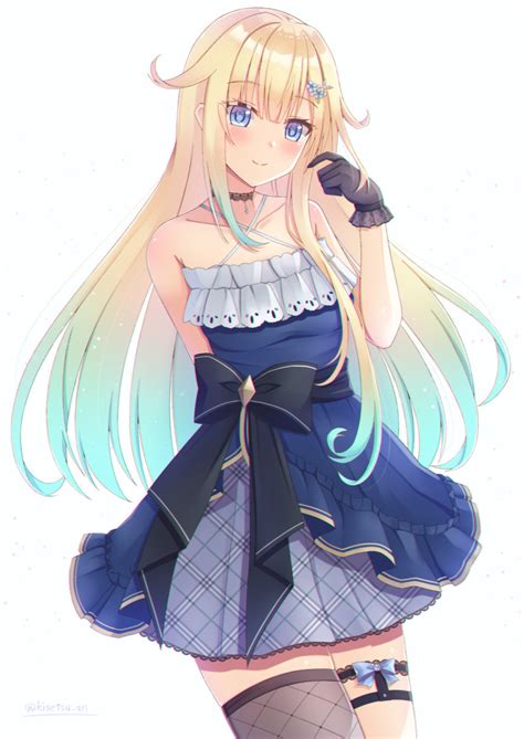 Kisetsu An Aizawa Ema Aizawa Ema 1st Costume Vspo Commentary Highres 1girl Arm Behind