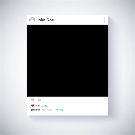 Premium Vector Social Media Layout Popup Layer