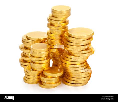 Chocolate coins Cut Out Stock Images & Pictures - Alamy