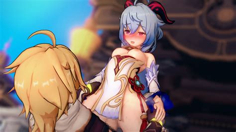 Rule 34 1boy 1girls 3d Aether Genshin Impact Censored Ganyu