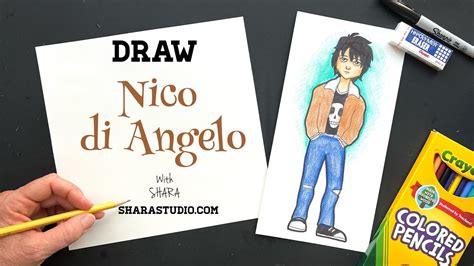 How To Draw Nico Di Angelo From Percy Jackson And The Olympians Youtube