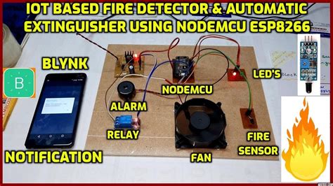 Download Iot Based Fire Detector And Automatic Extinguisher Using Nodemcu