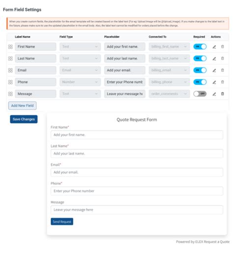 Elex Woocommerce Request A Quote Plugin Free Elextensions