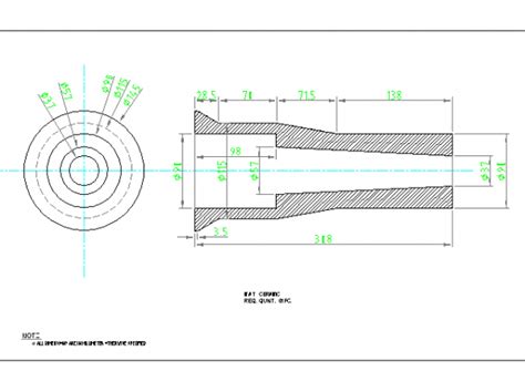 Lower Part Of Ldc Cone Dwg Drawing Thousands Of Free Autocad Drawings