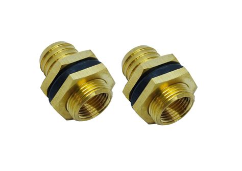 Штуцер Hg для бочки 1 2 ВР х 3 4 НР х 25 мм уплотнитель 2 шт купить с доставкой по