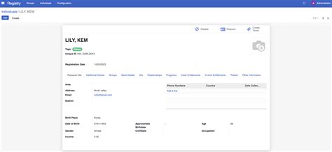 Register New Individual Tutorial — Openspp Documentation V11