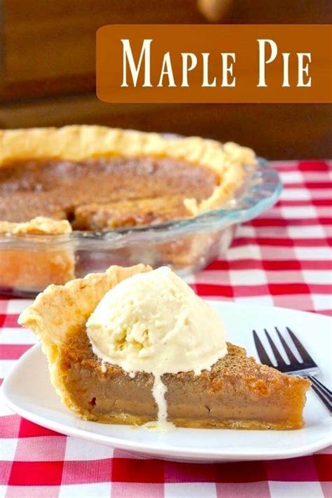 Maple Pie A Canuck Twist On Sugar Pie To Celebrate Canada Day
