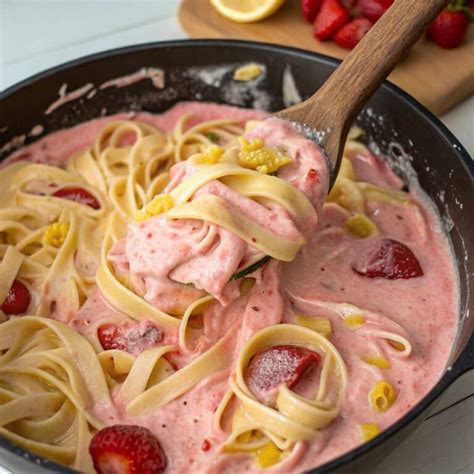 Pasta Strawberry Recipe 1 Surprising Twist Youll Love