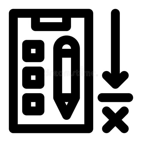 Minimum Order Quantity Limit Order Outline Icon Stock Vector