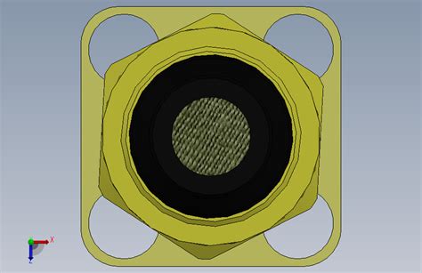 Sma母座与sma公头线缆装配模型 Solidworks 2016 模型图纸下载 懒石网