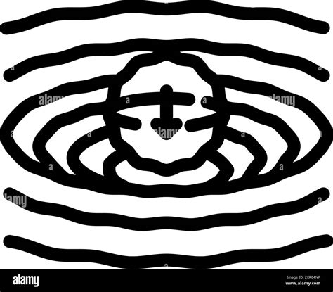 The Nature Of Gravity Unsolved Mystery Line Icon Vector Illustration