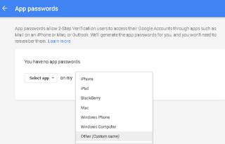 Email How To Configure A Two Factor Enabled Gmail Account To Work As