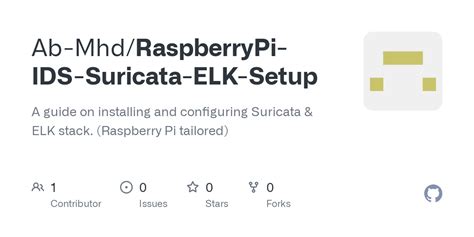 GitHub Ab Mhd RaspberryPi IDS Suricata ELK Setup A Guide On