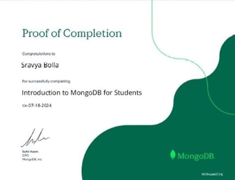 Sravya Bolla On Linkedin Mongodb Nosql