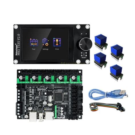 Makerbase Mks Robin Nano V3 1 Motherboard Ts35 Touch Display 4 X Tmc2209 V2 Drivers Bundle