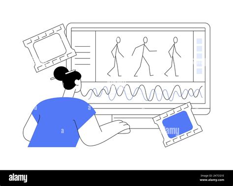 Computer Animation Abstract Concept Vector Illustration Stock Vector Image And Art Alamy