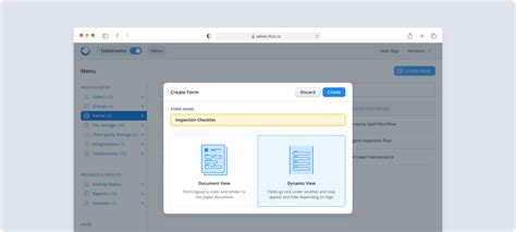 how to set up dynamic forms in fluix tasks