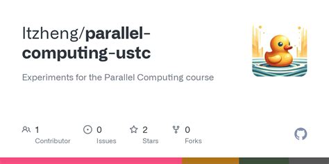 Github Ltzhengparallel Computing Ustc Experiments For The Parallel Computing Course