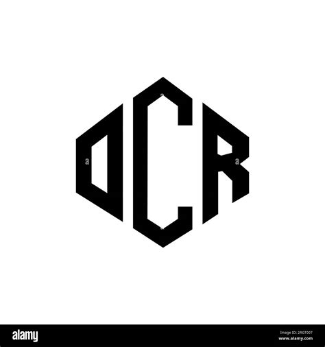 OCR Letter Logo Design With Polygon Shape OCR Polygon And Cube Shape Logo Design OCR Hexagon