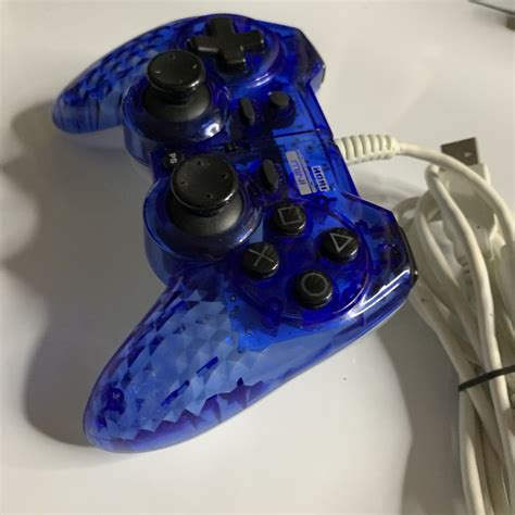 Playstation Hori Horipad 3 Mini Ps3 Controller Blue Turbo Rapid Fire W Retro Unit