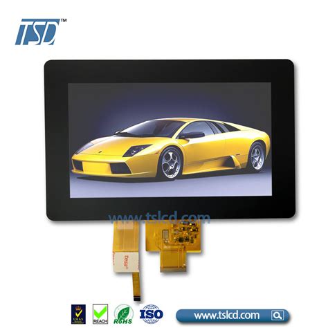 7 Inch 800xrgbx480 Resolution Tn Ttl Interface Color Capacitive Touch Display Module China 7