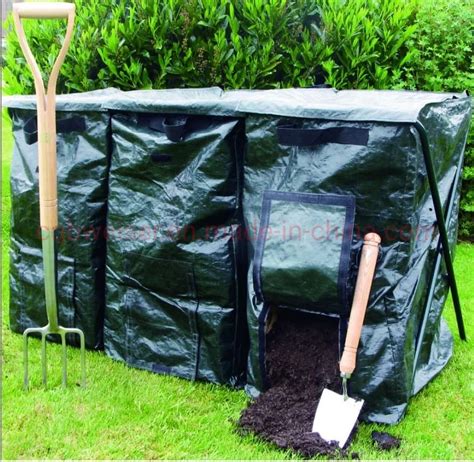Super Large Capacity Plastic Garden Composting Bins Yard Composting System Garbage Bag And