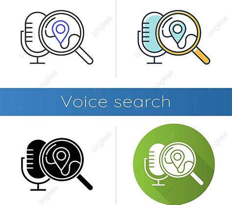 Geolocation And Voice Icons For Smart Assistants Color Navigation Black Vector Color Geolocation And Voice Icons For Smart Assistants Color Navigation Black Vector Color