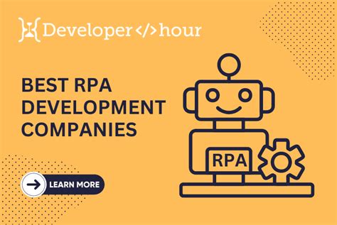 Best Rpa Robotic Process Automation Development Companies