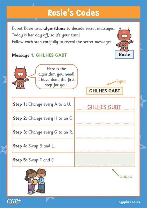 Rosies Codes — Following Algorithms Years 1 2 Cgp Plus