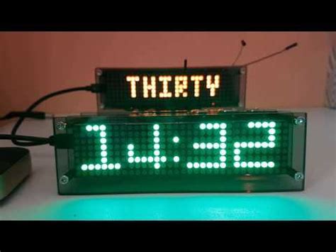 Arduino NTP ESP01 DS3231 LED Matrix Clock In 2024 Led Matrix Clock