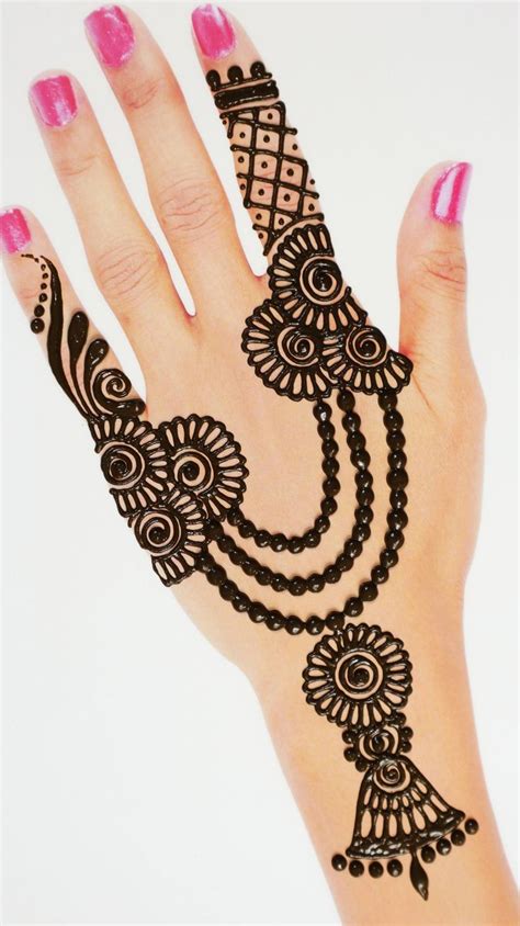 New Style Jewellery Mehndi Design For Back Hands Rakhi 2022 Special