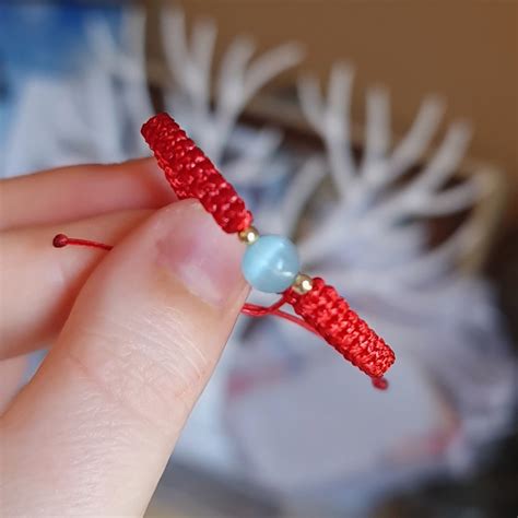 Подарък За Бебе Или Дете Синьо Око със Злато и Червен Конец Против Уро Vipatelie Ателие за