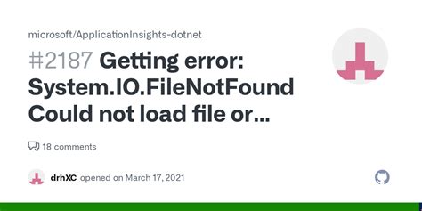 Getting Error Systemiofilenotfoundexception Could Not Load File Or Assembly System